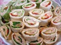 Healthy Appetizer Recipe - Whole Wheat Tortilla Pinwheels